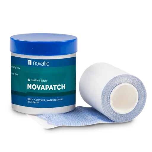 Novapatch von novatio Blutstillender Verband